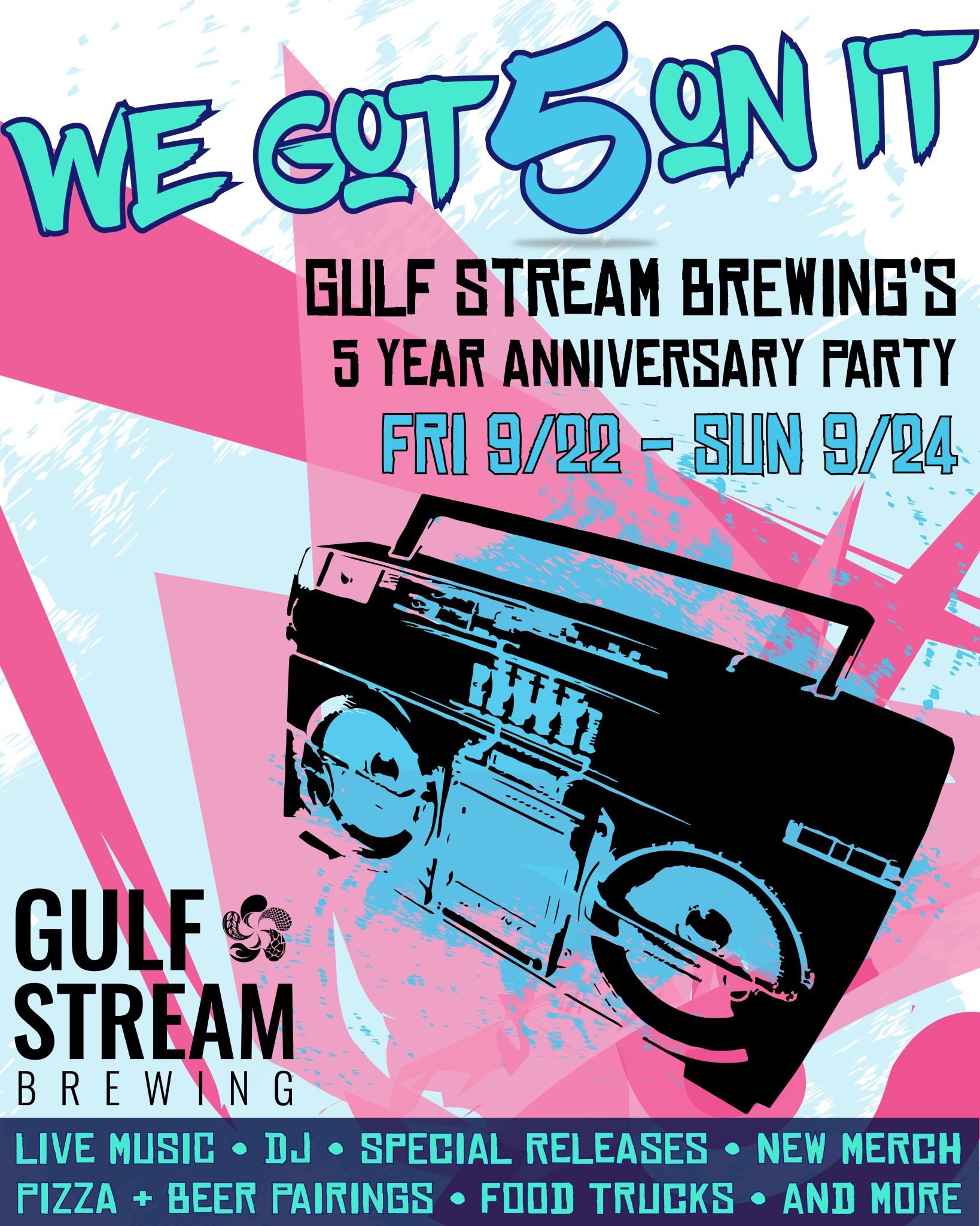 Events from August 29 – August 17 – Gulf Stream Brewing Company®