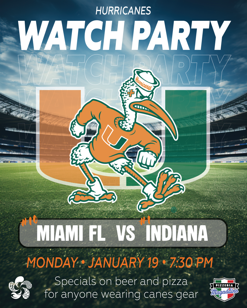 Canes Watch Party - National Championship - Gulf Stream Brewing Company®